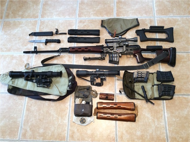 1994 KBI Russian Izhmash SVD Dragunov sniper rifle 7.62x54R on www.The ...