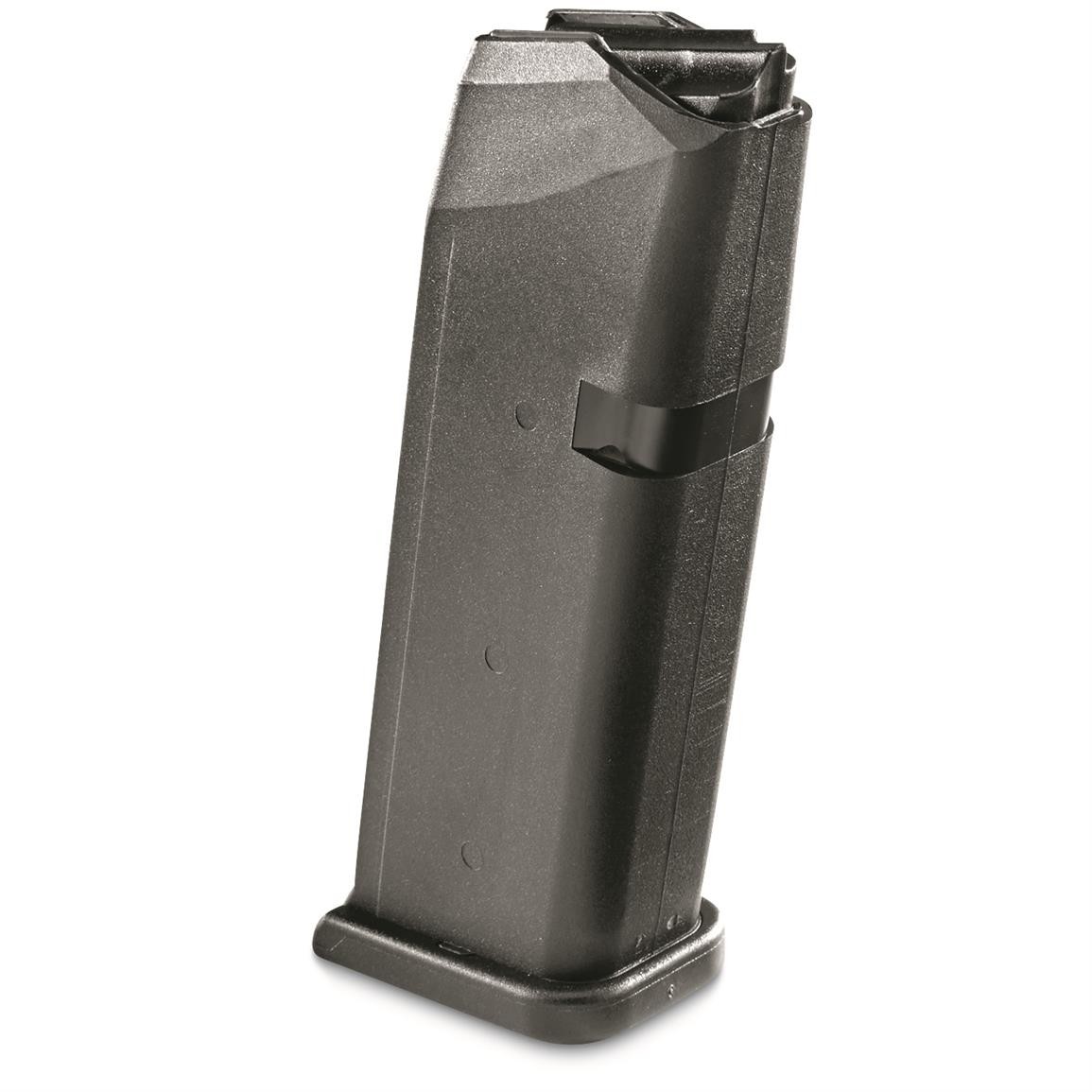 Glock Factory Original Glock 19/26 Magazine 9mm Luger Black Polymer 15 ...